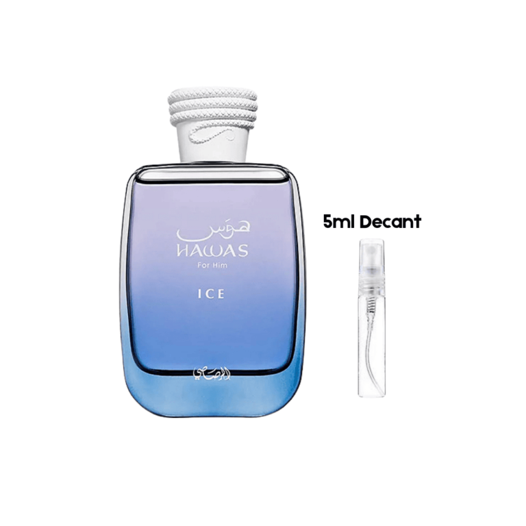 Rasasi Hawas Ice 5ml Decant (75 Sprays) - NAWRAN PERFUMES